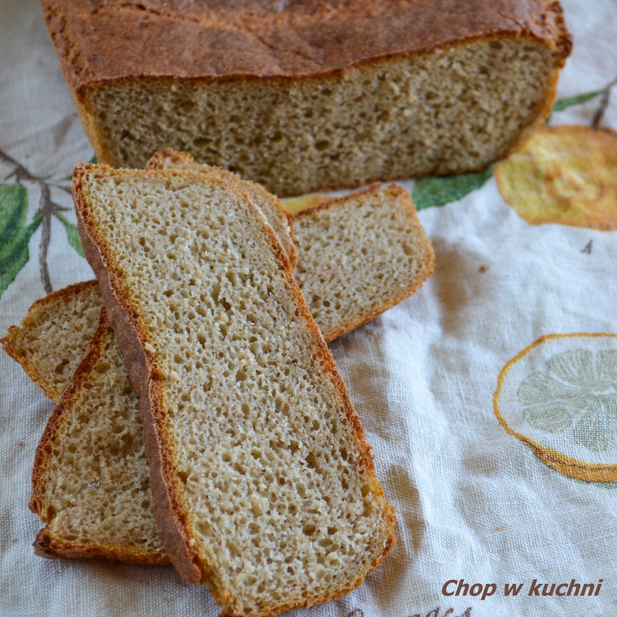 Chlyb na dōmowych drożdżach - Chop w kuchni