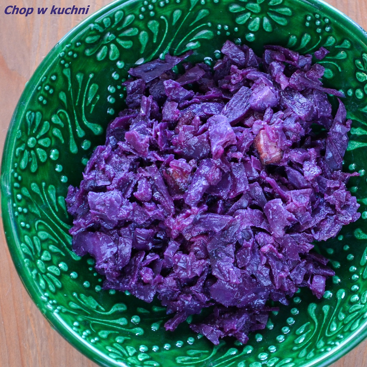Modrŏ kapusta/Blaukraut (Niebieska kapusta zasmażana) - Chop w kuchni